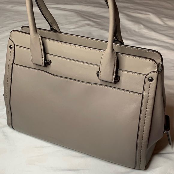 Coach | Bags | Coach Gray Leather Tote Bag | Poshmark